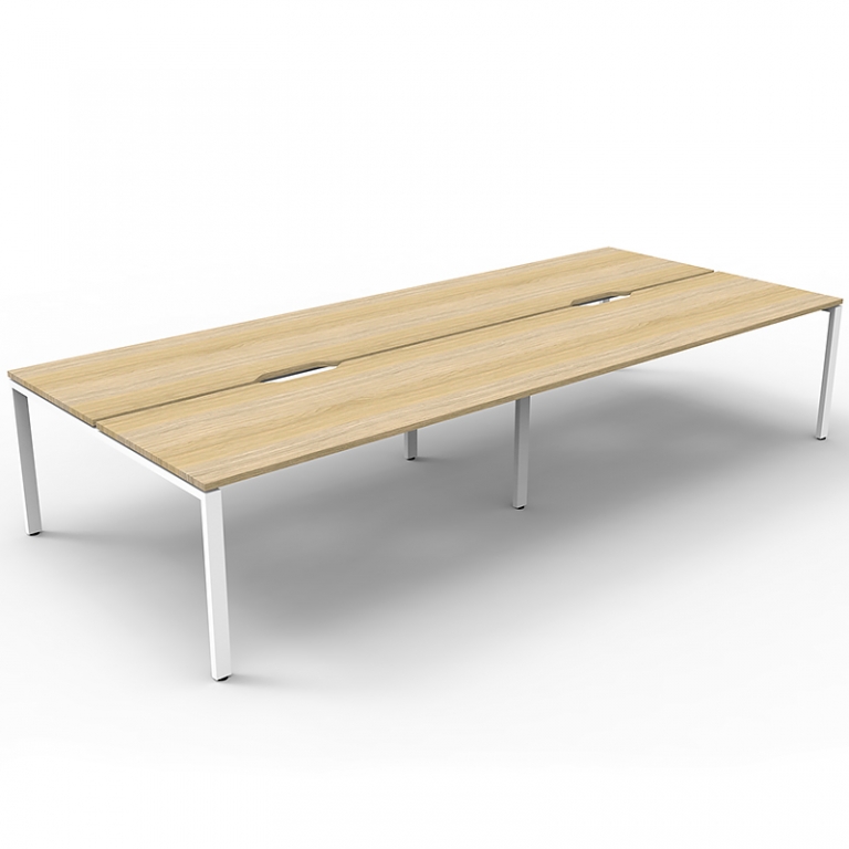 Shop Effect Profile Leg Back to Back Desk System - Ikcon Fitout and ...