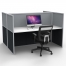 Shop Media Back to Back Desk System - Ikcon Fitout and Furniture