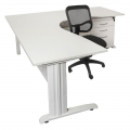 Modena Corner Workstation - IKCON