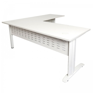 Shop Modena Desk with Attached Return - Ikcon Fitout and Furniture